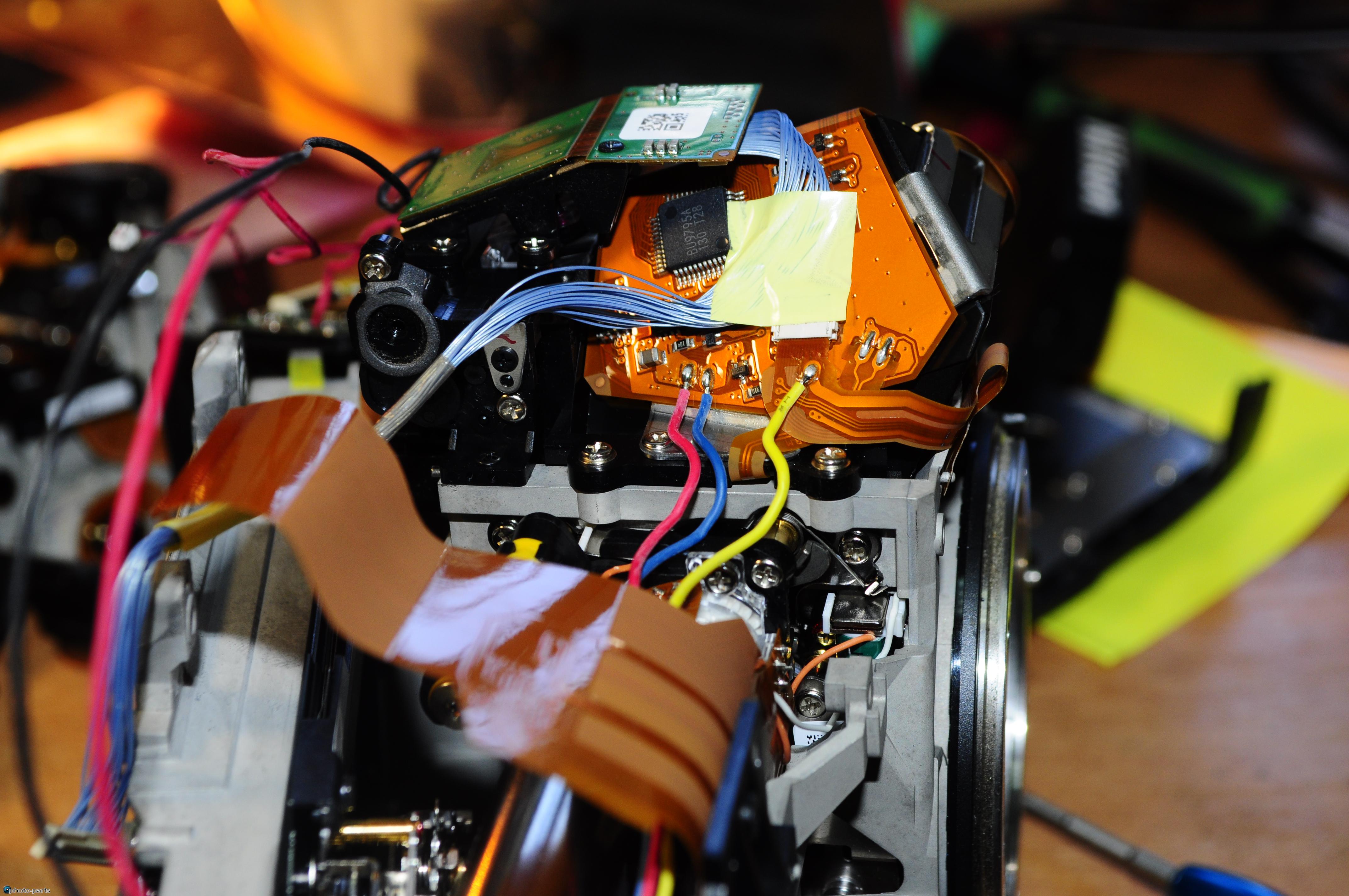 Photo-parts - the internal structure of digital cameras